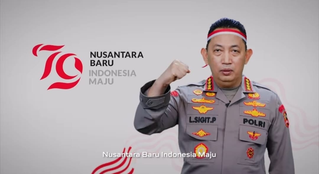 Kapolri di HUT RI ke-79: Semangat Baru untuk Nusantara Baru, Indonesia ...